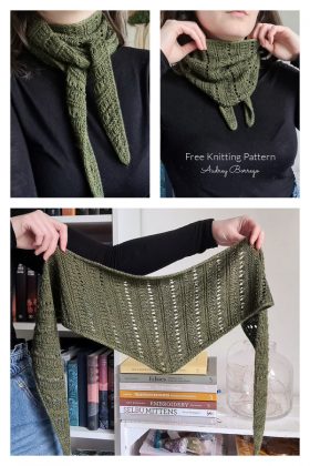 Mara Eyelet Lace Shawl Free Knitting Pattern - Knitting Pattern