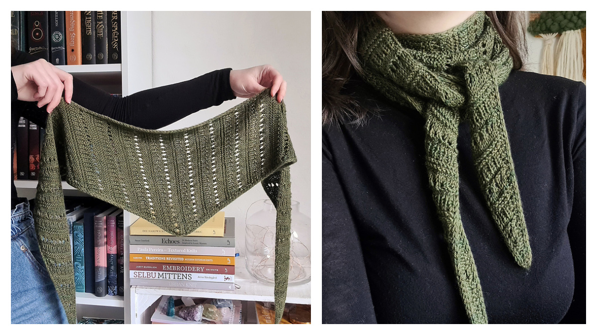 Mara Eyelet Lace Shawl Free Knitting Pattern - Knitting Pattern