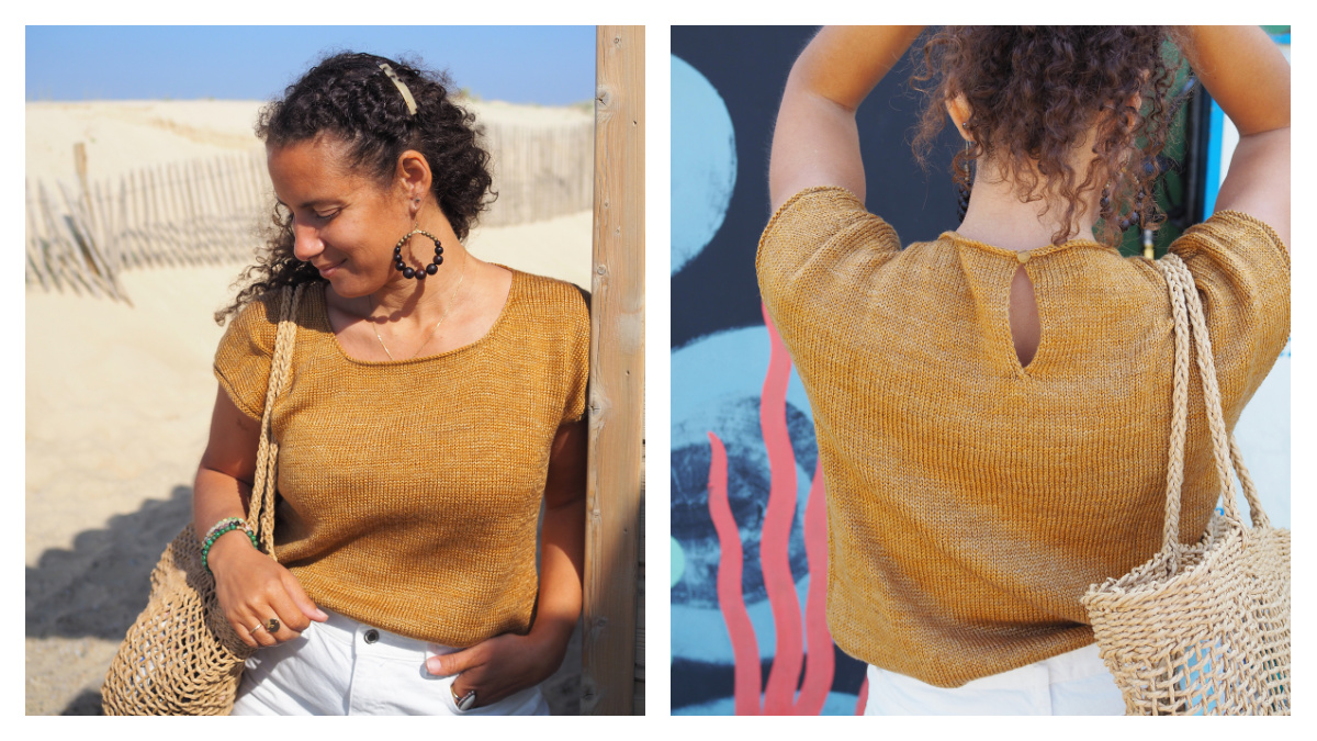 After Beach Tee Knitting Pattern - Knitting Pattern