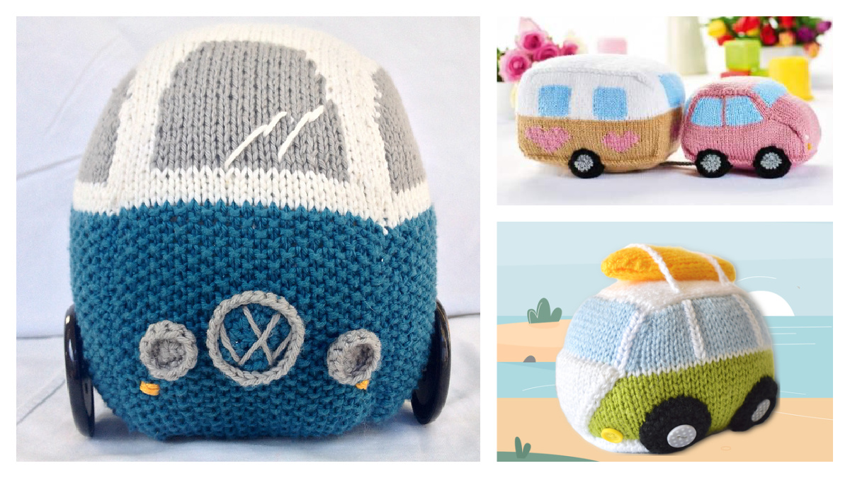 Amigurumi Camper Van Knitting Patterns - Knitting Pattern