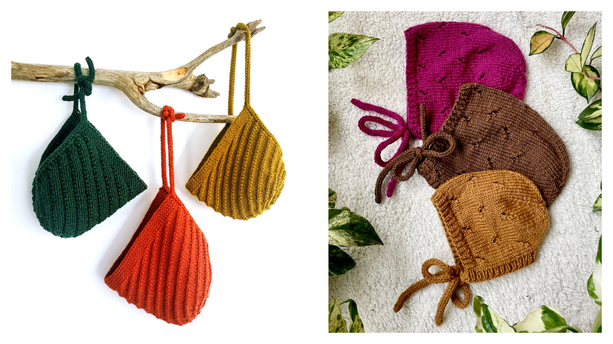 Baby Bonnet Free Knitting Patterns - Knitting Pattern