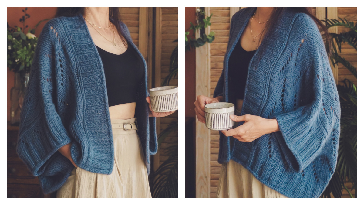 Felia Oversize Cardigan Knitting Pattern - Knitting Pattern