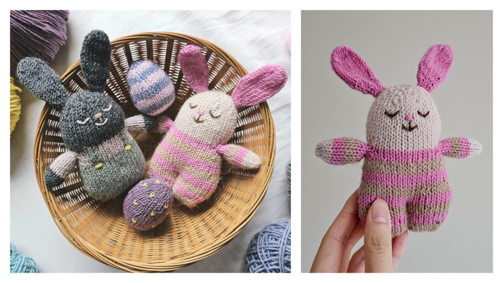 Rabbits & Easter Eggs Free Knitting Patterns - Knitting Pattern
