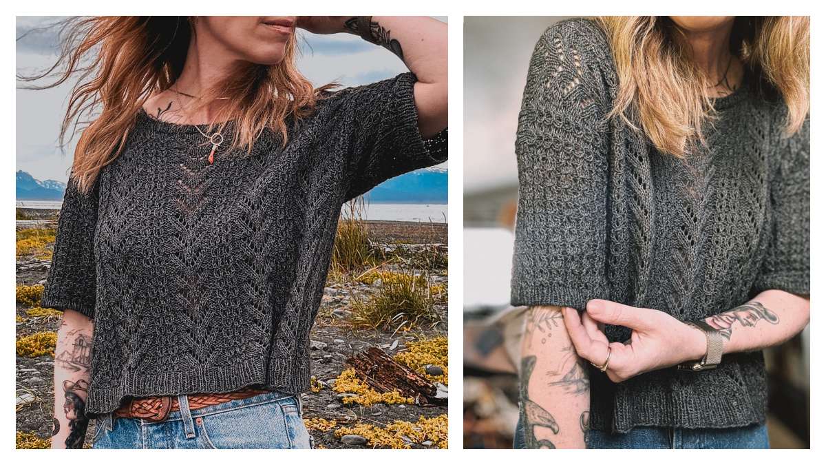 Stromboli Summer Tee Top Knitting Pattern - Knitting Pattern