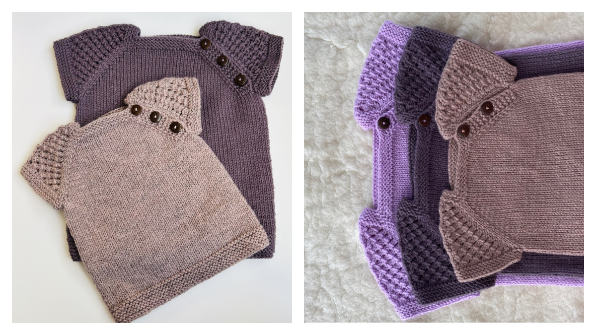 Tangled Web Top Knitting Pattern (NB - 10Y) - Knitting Pattern