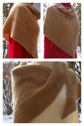 Textured Shawl Recipe Free Knitting Pattern - Knitting Pattern