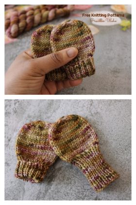 Quick Baby Mittens Free Knitting Pattern - Knitting Pattern