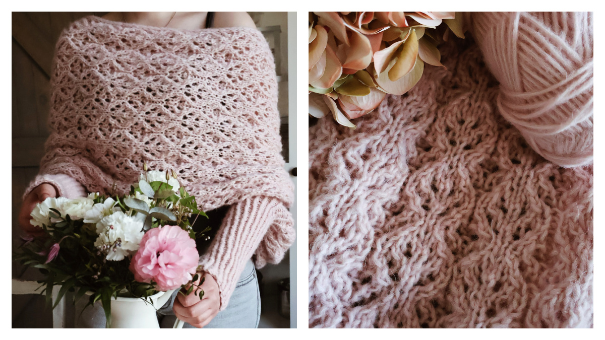 Willow Sweater Scarf Free Knitting Pattern - Knitting Pattern