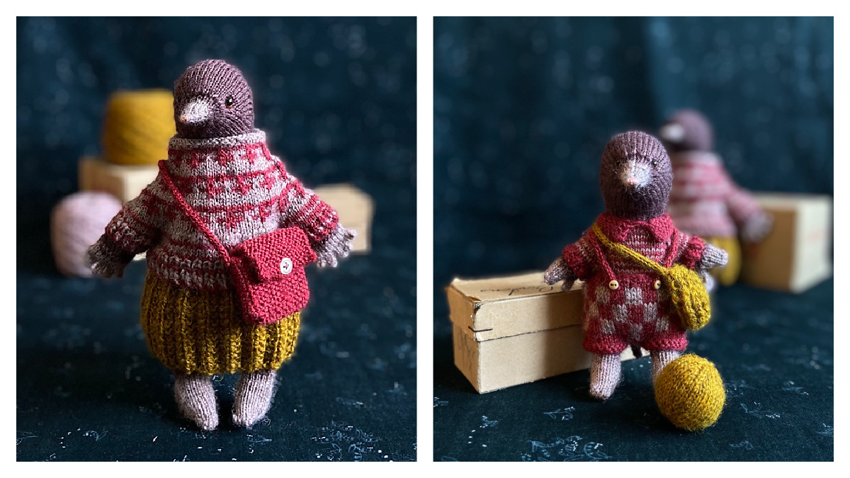 Amigurumi Molly Mole Knitting Patterns - Knitting Pattern