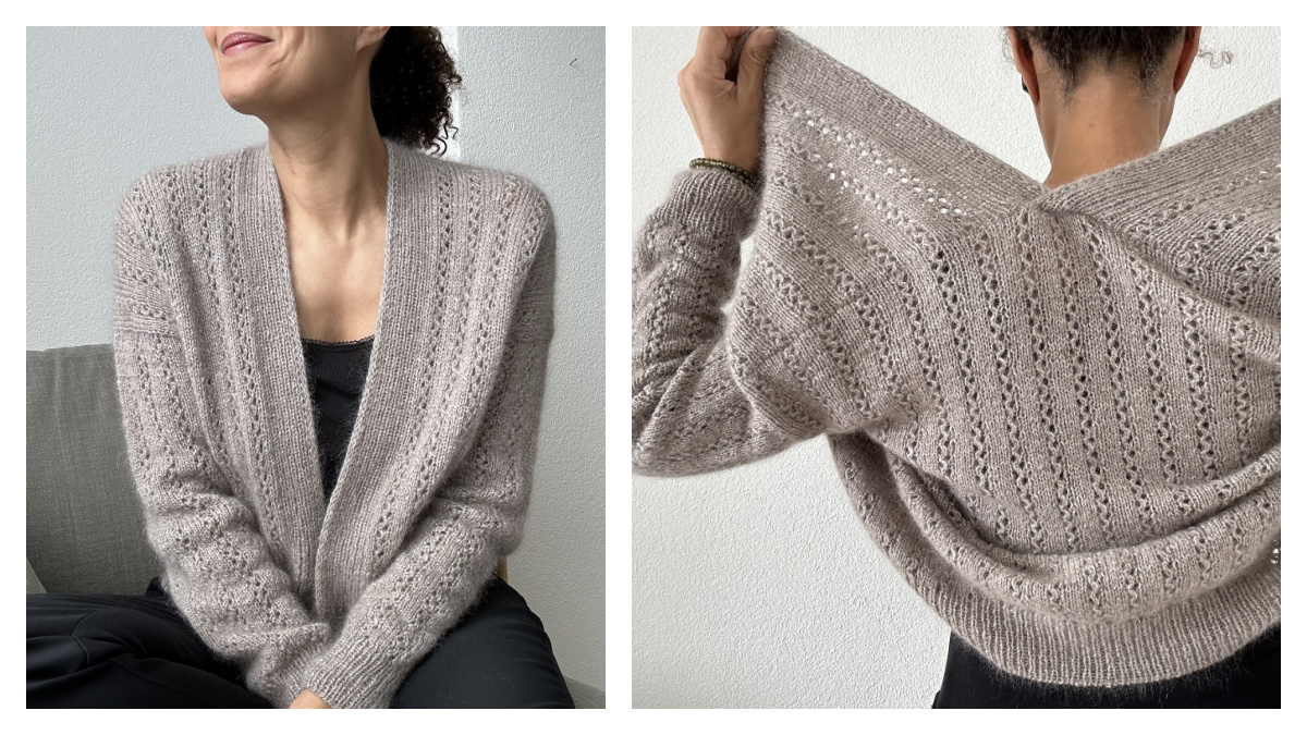 Garden Cardigan Knitting Pattern - Knitting Pattern