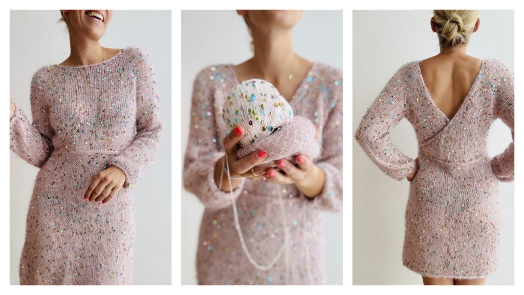Camille Dress Knitting Pattern (XS-5XL) - Knitting Pattern