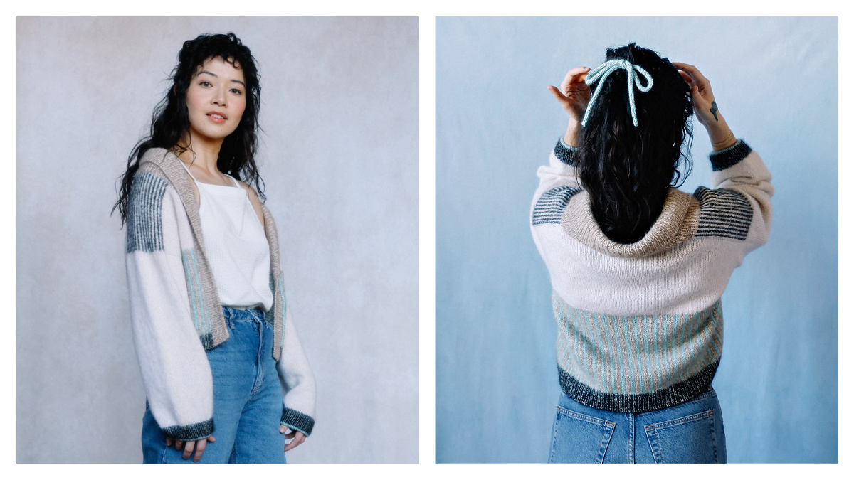 Amulet Open Cardigan Free Knitting Pattern - Knitting Pattern