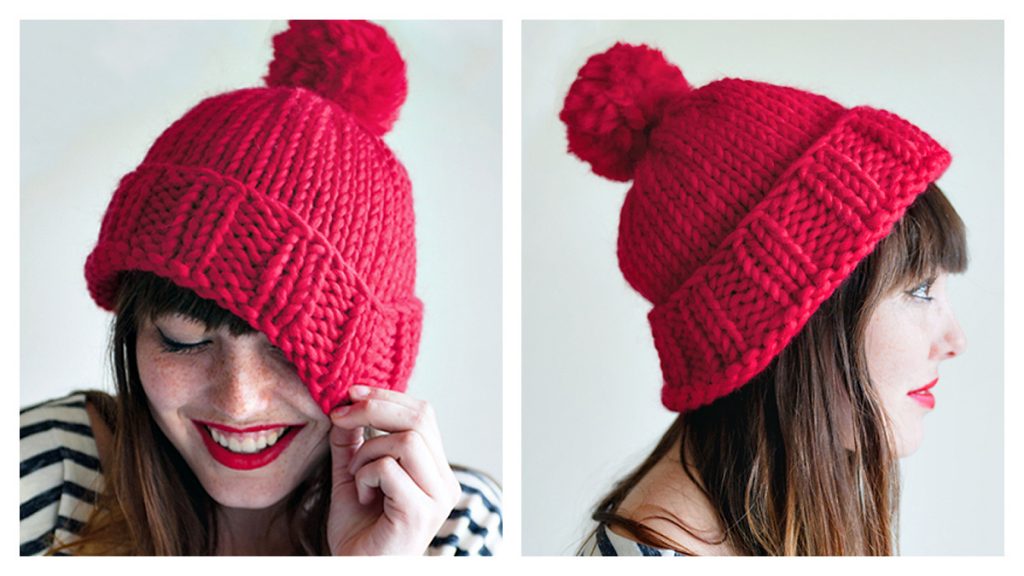 The Big Hat Free Knitting Pattern - Knitting Pattern