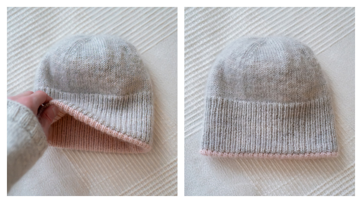 Double Hat Free Knitting Pattern - Knitting Pattern