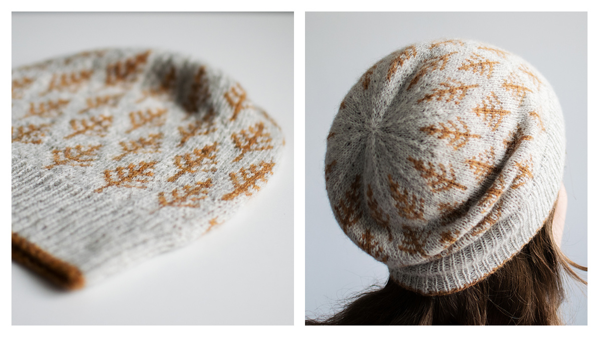Fair Isle Deep Woods Toque Hat Knitting Pattern - Knitting Pattern